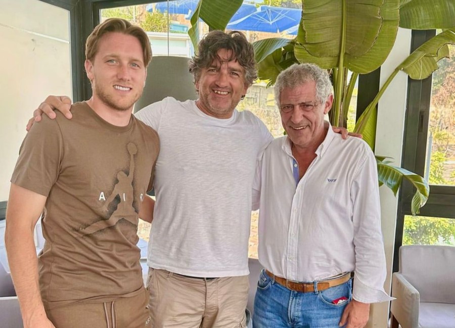 FOTO ZOOM - Zielinski da Cicciotto a Marechiaro con Fernando Santos